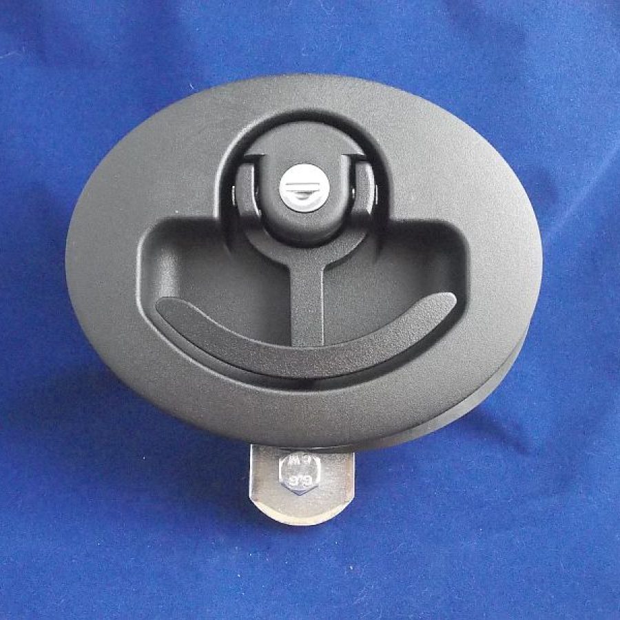 Recessed Compression Latch (black nylon) - Plowman Brothers